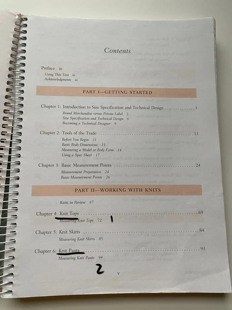 COMPLETE GUIDE TO Size Specification and Technical Design $75.58 ...