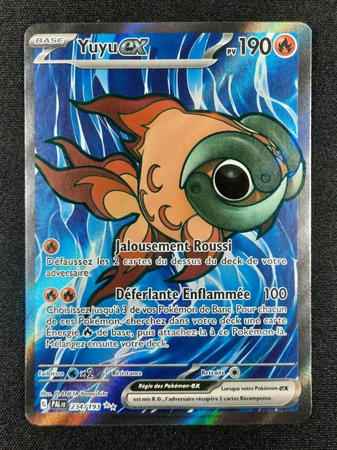 CARTE POKÉMON : Yuyu Ex Full Art 2023 Évolutions À Paldéa 234/193 NM 🇲🇫 EUR 9,50 - PicClick FR