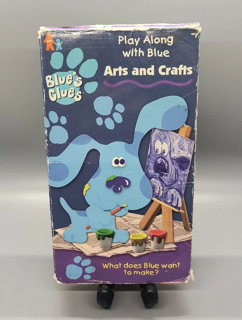 BLUES CLUES ARTS and Crafts VHS Tape 1998 Nick Jr Nickelodeon Steve ...