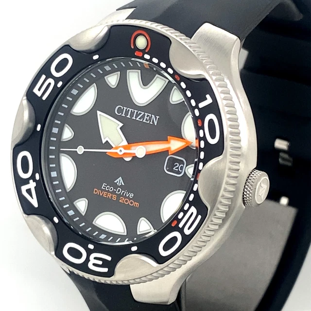 CITIZEN PROMASTER DIVE Eco Drive 46mm Stainless Steel Watch, BN0230-04E ...