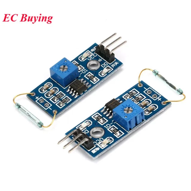 LM393 REED SENSOR Module Magnetron Reed Switch Magnetic for Arduino ...