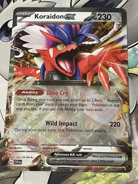 2023 POKEMON - Koraidon EX - Jumbo Promo Paldea Collection NM $7.95 ...
