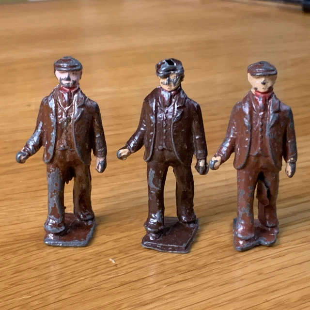 TAYLOR & BARRETT Vintage Lead Farm/Zoo Figures x3 Coster Man ...