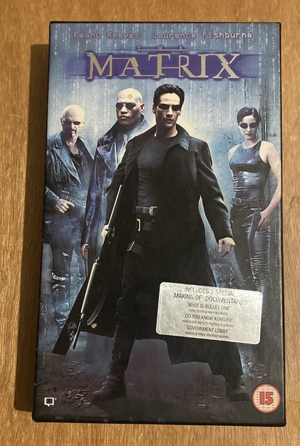 THE MATRIX MOVIE 1999 VHS Cassette With Special Cardboard Case/ Box ...