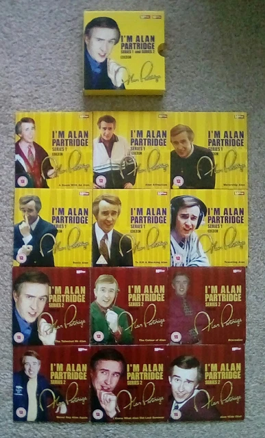 RARE PROMO SET of I'm Alan Partridge Series 1 & 2 Steve Coogan Comedy ...