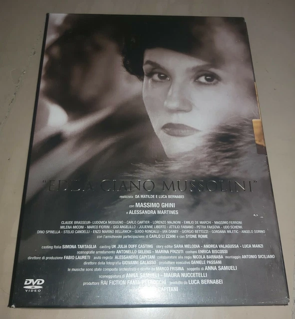 3 DVD EDDA Ciano Mussolini Con Allessandra Martinez E Massimo Ghini ...