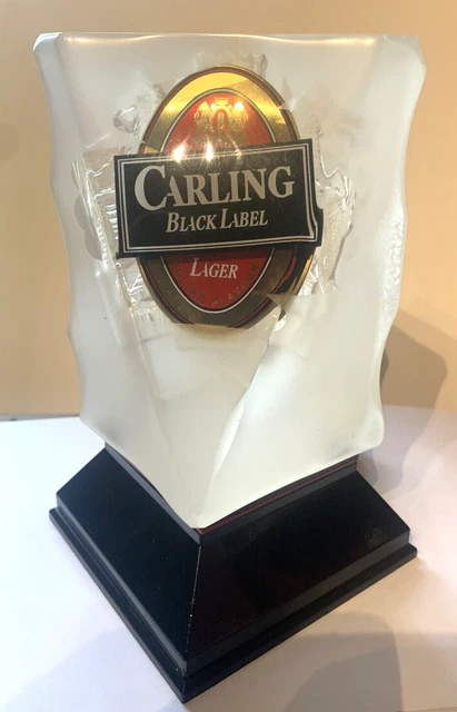 CLASSIC CARLING BLACK Label Lager Vintage Retro Pub Pump Head Mancave ...