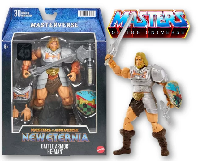 MASTERS OF THE Universe Masterverse Battle Armor He-Man Action Figure £18.88 - PicClick UK