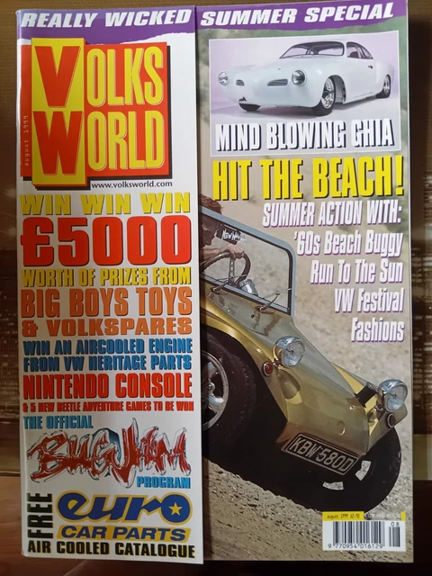 VOLKSWORLD MAGAZINE AUGUST 1999 Beetle Splitscreen Bus Karmann Ghia ... VOLKSWORLD MAGAZINE AUGUST 1999 Beetle Splitscreen Bus Karmann Ghia ...