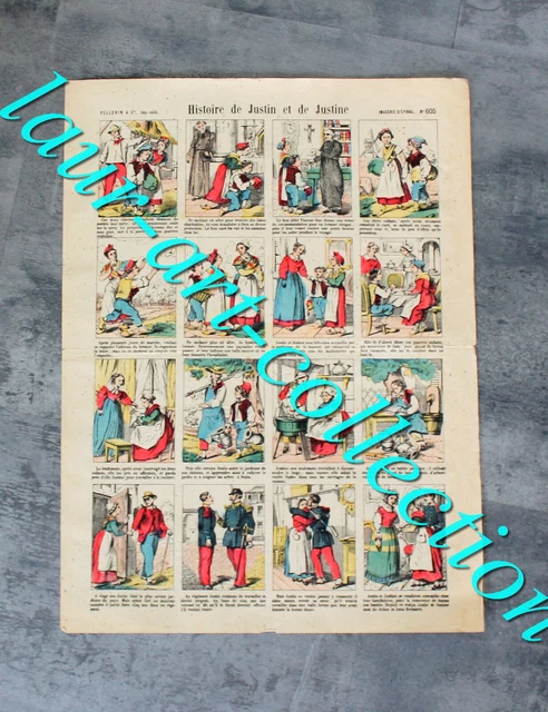 RARE ESTAMPE PELLERIN & Cie, IMAGERIE D'EPINAL - N°605 HISTOIRE DE ... RARE ESTAMPE PELLERIN & Cie, IMAGERIE D'EPINAL - N°605 HISTOIRE DE ...