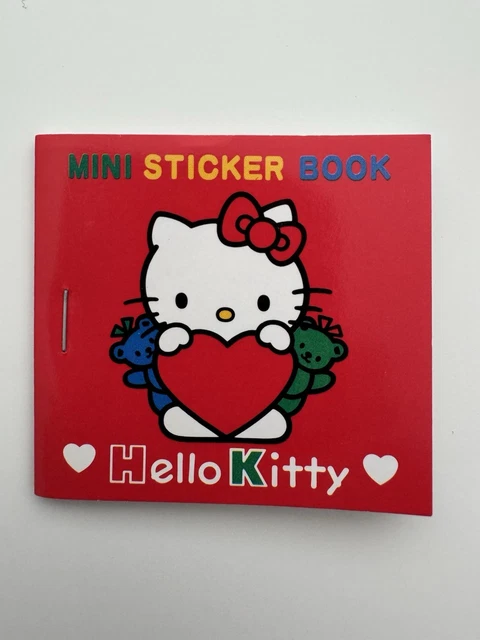 7 SANRIO VINTAGE Mini Sticker Book Hello Kitty Keroppi Pippo Pochacco ...