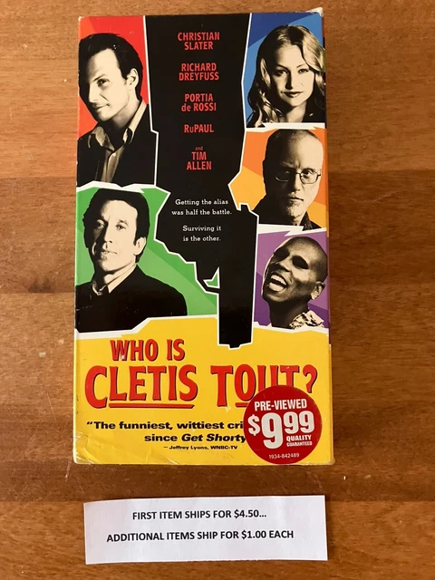 VHS TAPE Who is Cletis Tout? $3.25 Shipping $4.50/$1.00 £3.05 - PicClick UK