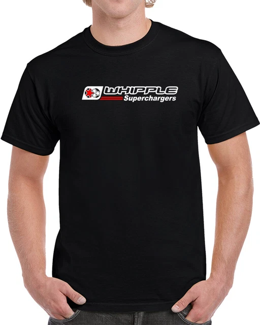 WHIPPLE SUPER CHARGERS Logo Horsepower Pro Hellcat Dodge Black T Shirt ...