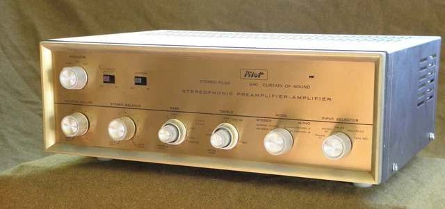 VINTAGE PILOT 240 Stereo Tube Integrated Amplifier - Fully Serviced EUR ...