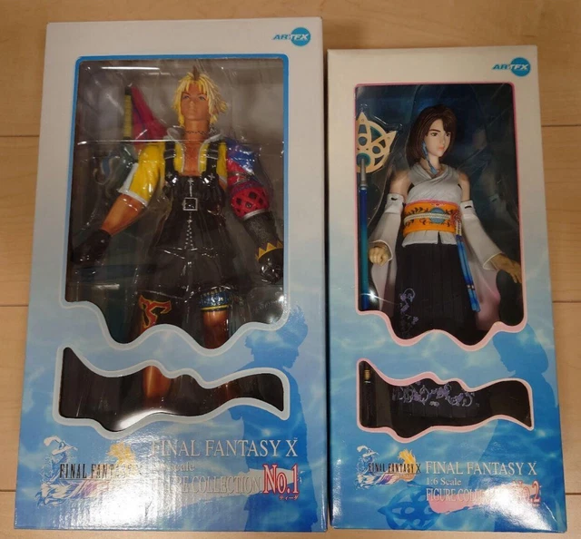 ACTION FIGURE FINAL Fantasy X Tidus Yuna, Kotobukiya nuovo new scala 1/ ...