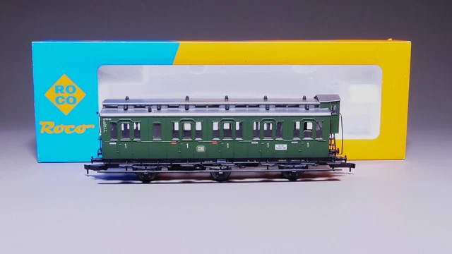 H0 DC ROCO 44205A Abteilwagen 1. Kl. A3 DB in OVP #4EB57 EUR 1,00 - PicClick DE