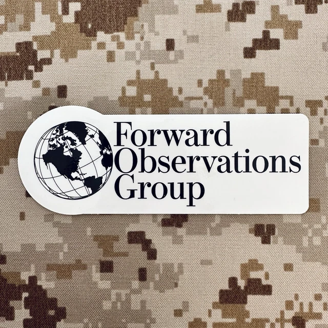 FORWARD OBSERVATIONS GROUP FOG Corporate Logo Sticker Slap $24.95 ...