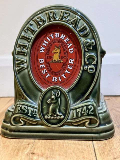 VINTAGE CERAMIC WHITBREAD Bitter Bar Top Display £70.00 - PicClick UK