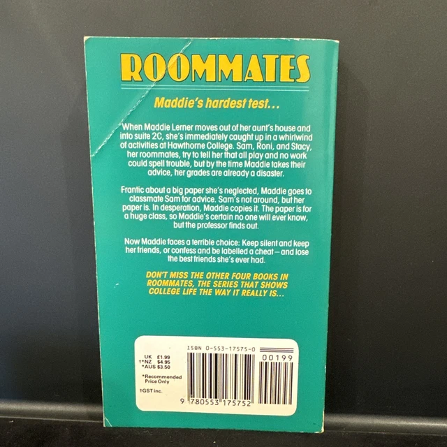 ROOMMATES VOLUMES 1 To 5 Paperbacks Susan Blake Alison Blair 1987 Pre ...
