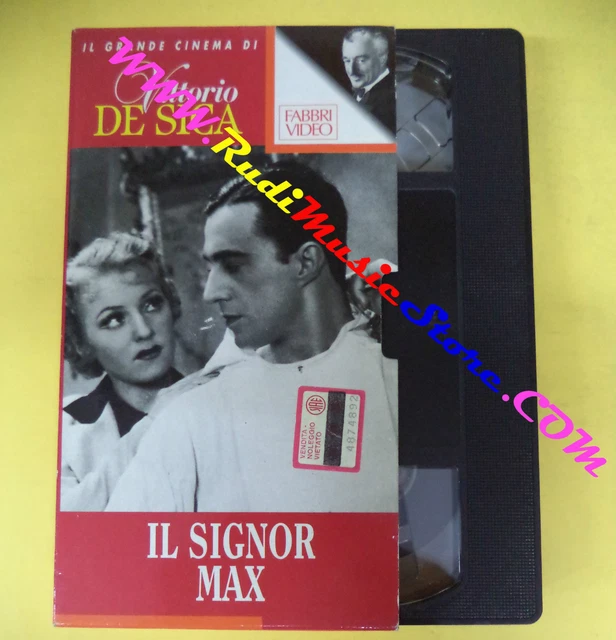 VHS FILM CARTONATA IL SIGNOR MAX Vittorio De Sica 1995 FABBRI VIDEO ...