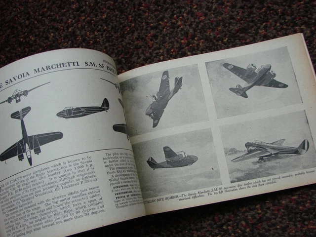 ORIGINAL WW2 AIRCRAFT Identification Spotters book, Royal Observer ...