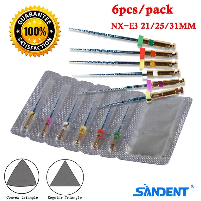 1-100* ENDODONTIC X-PRO Gold Taper File NITI Endo Dental Rotary 6File ...
