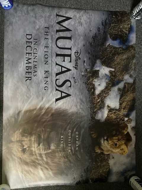 MUFASA: THE LION King Original Cinema UK Quad Poster 30"x40" £10.00 ...