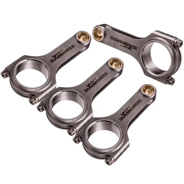 H BEAM CONNECTING Rods Rod Bielles for Volvo B230 engines ARP2000 Bolts ...