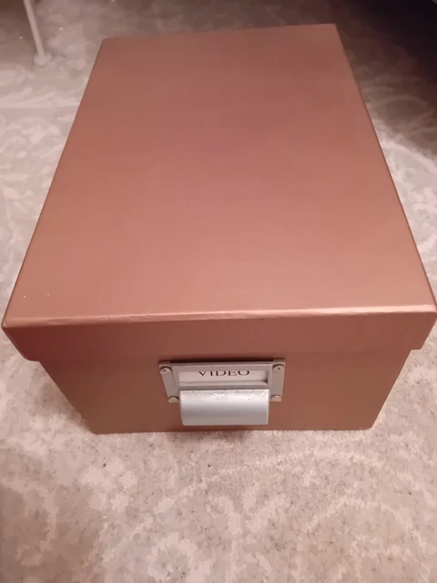 RETRO 90'S VHS Video Storage Box - Holds 10 £6.50 - PicClick UK