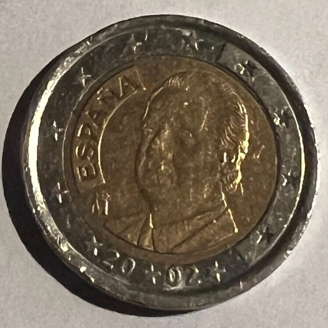 MONETA RARA DA Collezione - 2 Euro Spagna 2002 - Re Carlos - EUR 150,00 ...