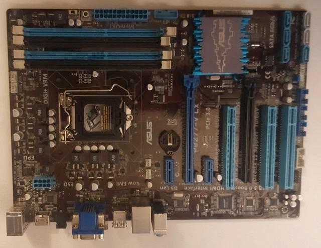 ASUS P8Z77-V LX LGA 1155 Intel Z77 Motherboard - PS2 and USB outputs not working £10.00 ...