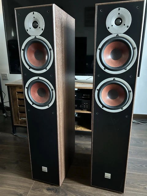 PAIR OF DALI Spektor 6 Walnut Tower Speakers Excellent Condition Sound ...