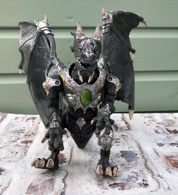 MEGA BLOKS DRAGONS Metal Ages 9625 Thoron Platinum Armor Dragon Rare £ ...