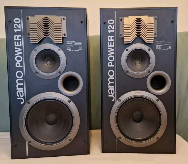 JAMO POWER 120 3 Way Hi Fi Stereo Speakers £80.00 - PicClick UK