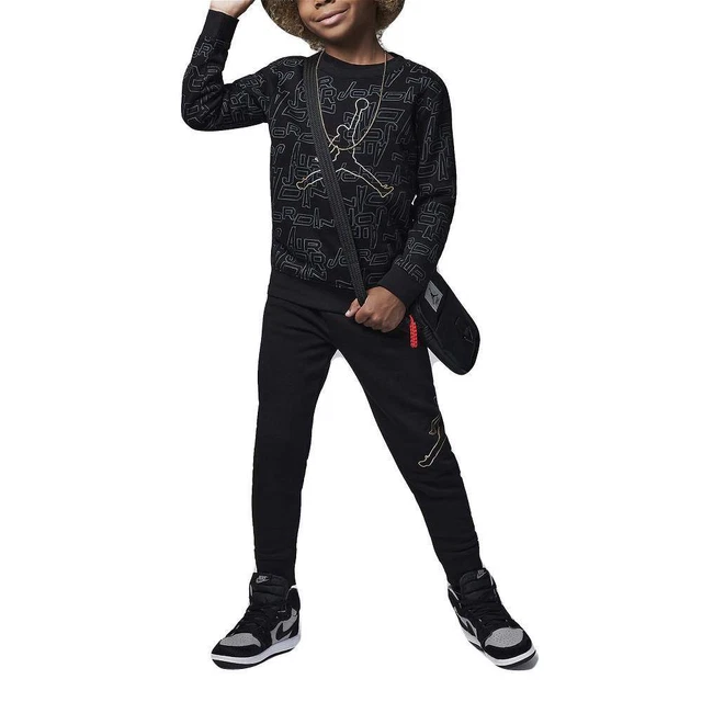 Jordan Tuta Da Bambini Take Flight Black And Gold Nera Codice 85c812