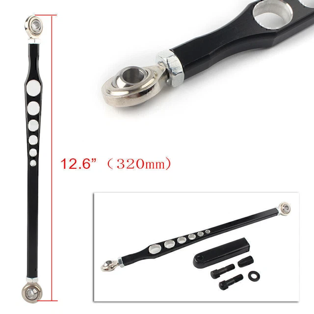 BLACK SHIFT LINKAGE Shifter Link Fit Most Harley 1986-2023 EUR 24,25 ...