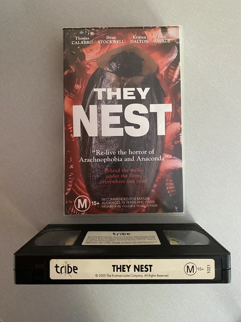 THEY NEST VHS Big Box Ex Rental Horror Thriller Double Sided Slick ...