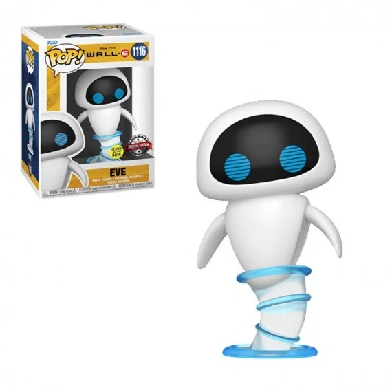 FIGURINE DISNEY - Wall-E- Eve Flying Glow Exclu Pop 10cm EUR 19,00 ...