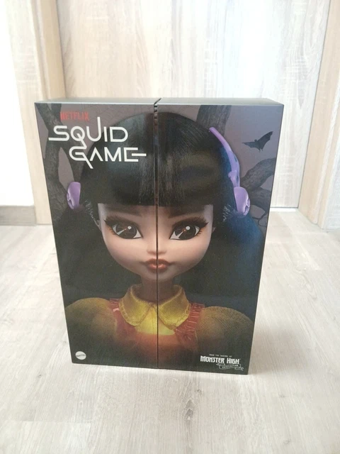 MONSTER HIGH MATTEL Creations Skullector Squid Game Doll Young-Hee With ...