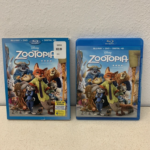 BLU RAY ZOOTOPIA Disney Blu-ray + DVD Digital HD Sleeve 2 Disc Set £5. ...