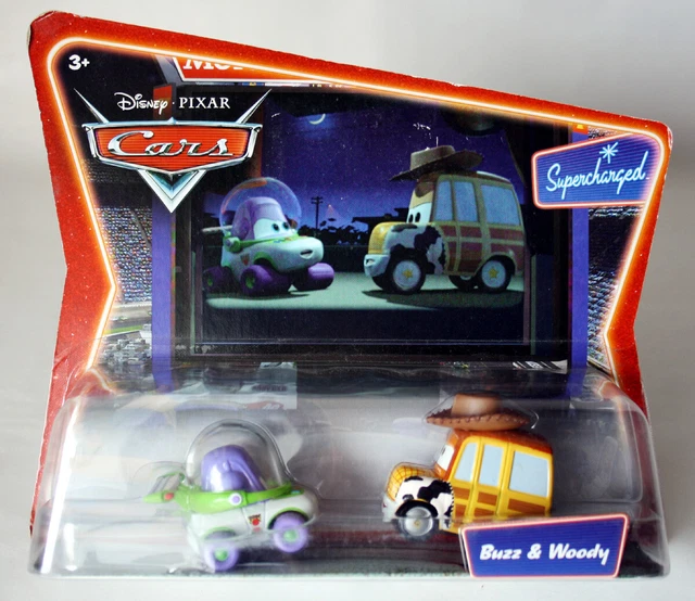DISNEY PIXAR CARS Toy Story Supercharged Movie Moments Buzz & Woody ...