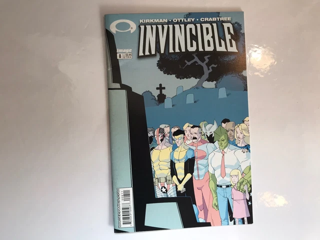 INVINCIBLE # 8 Image Comics Robert Kirkman rare 1ST APPEARANCE DAMIEN ...