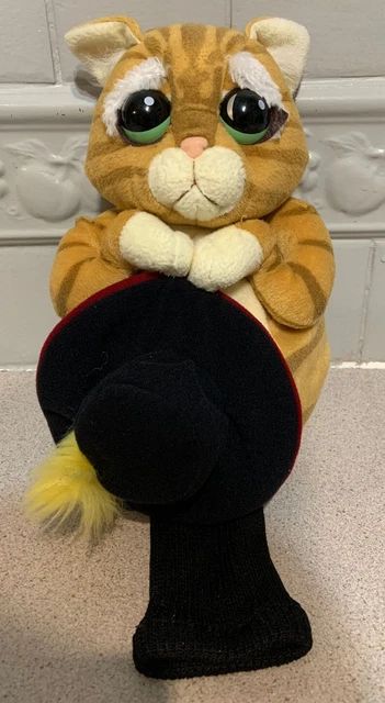 DREAMWORKS PUSS IN Boots Golf Club Cover Soft Toy Plush Shrek the third ...