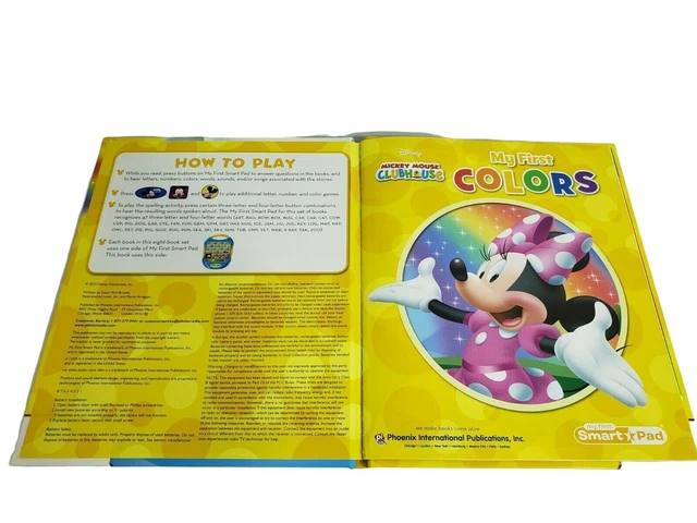 DISNEY JUNIOR MICKEY Mouse Clubhouse My First Smart Pad My First Colors ...