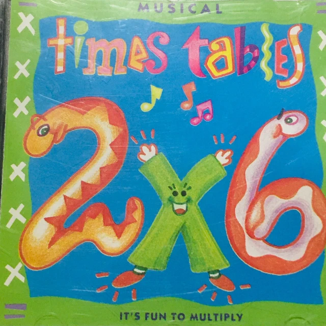 MUSICAL TIMES TABLES CD 2x6 Educational Learning Don Spencer Terry ...