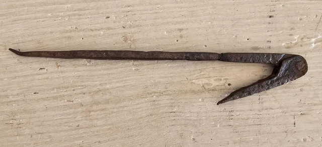 ANTICO COMPASSO IN ferro battuto a mano EUR 12,00 - PicClick IT