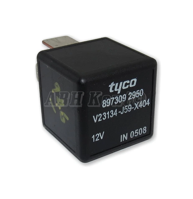 946-ISUZU /00-10 MULTI-USE 4-Pin Black Relay Tyco 8973092950 12V V23134 ...