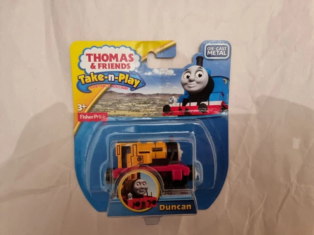 THOMAS THE TANK Engine Friends TAKE ALONG N PLAY DUNCAN TRAIN DIECAST ...