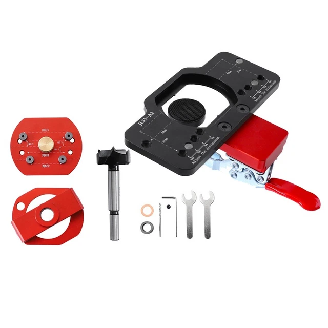 PERCEUSE GUIDE PERCEUSE Embout Métal Perforateur Modèle Guide Gond Trou ...