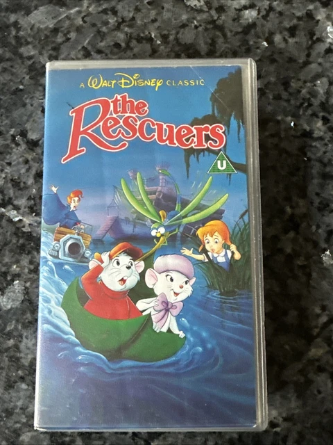 WALT DISNEY CLASSICS VHS the Rescuers Children Animated Film Vintage ...